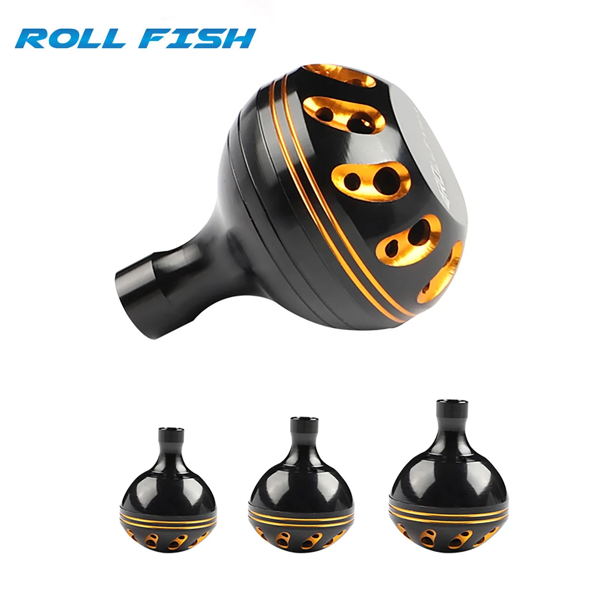 ROLLFISH-1PC-Fishing-Reel-Handle-Metal-Knob-Reel-Rocker-Arm-Grip ...