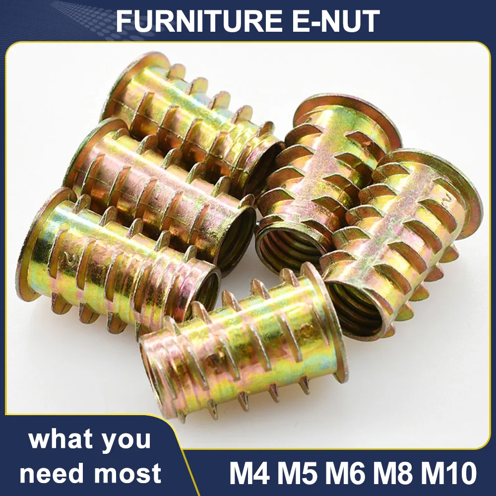 M4-M5-M6-M8-M10-Furniture-E-Nut-Hexagon-Hex-Socket-Head-Insert-Kirsite ...
