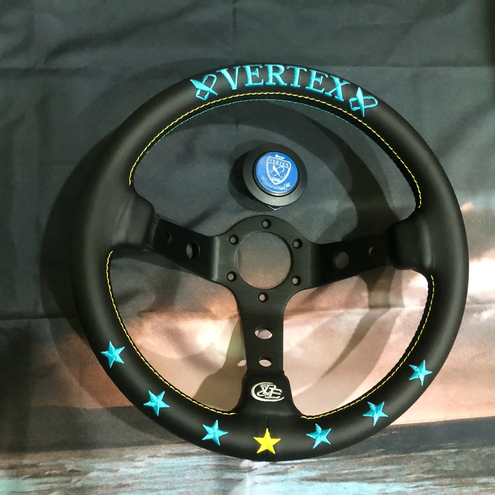 13Inch-330MM-Universal-Rally-Drift-Racing-Vertex-Steering-Wheel-JDM ...