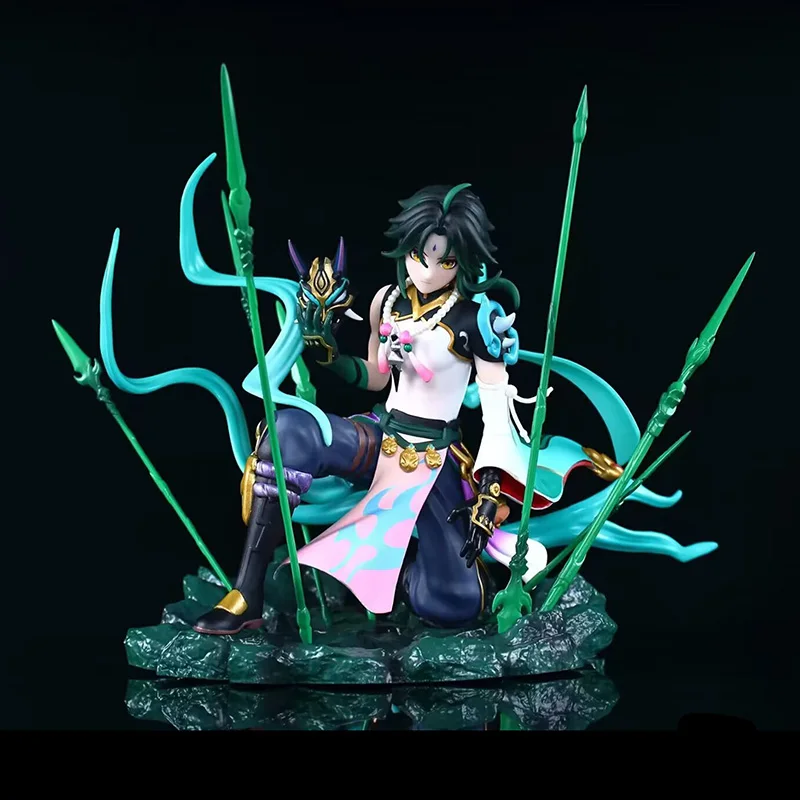 22cm-Genshin-Impact-Xiao-Anime-Figure-Guardian-Yaksha-Xiao-Action ...