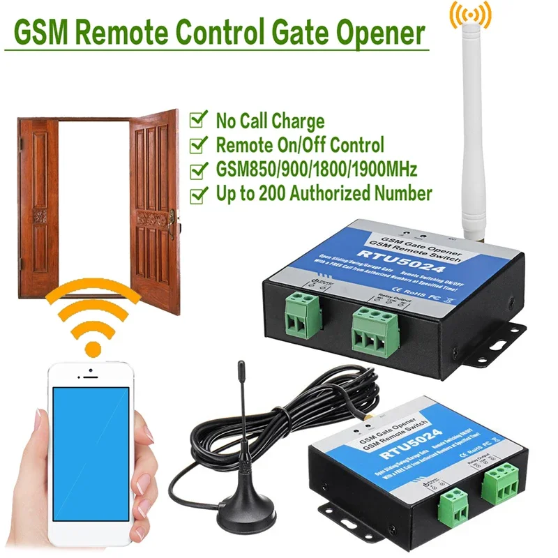 RTU5024-GSM-Gate-Opener-Relay-Switch-By-Free-Call-850-900-1800-1900MHz ...