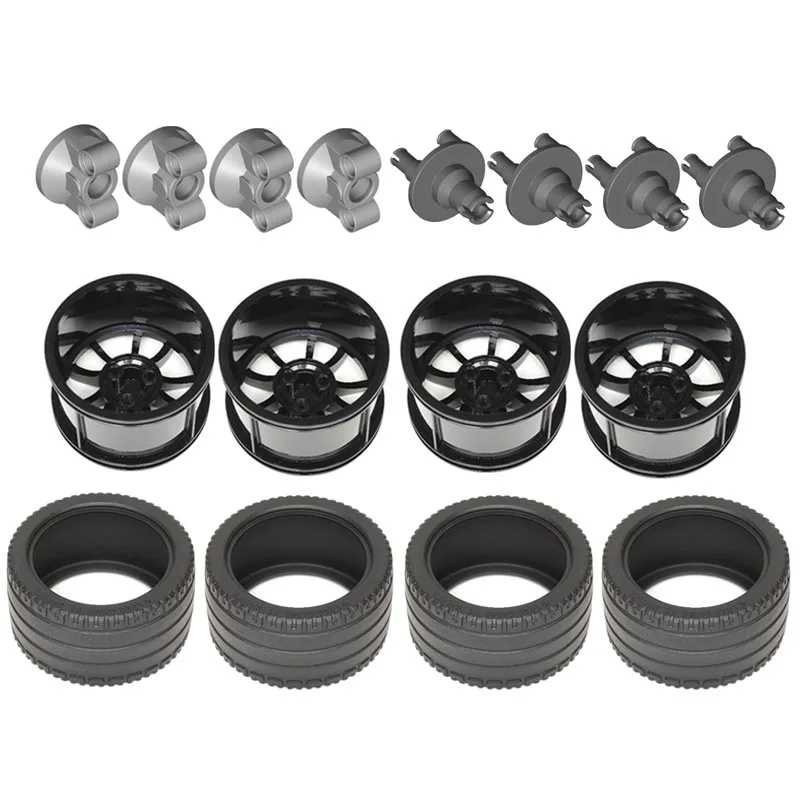 4Pcs/lot Technical Straight Tread 23800 Wheel 23799 Black Tyre ZR ...