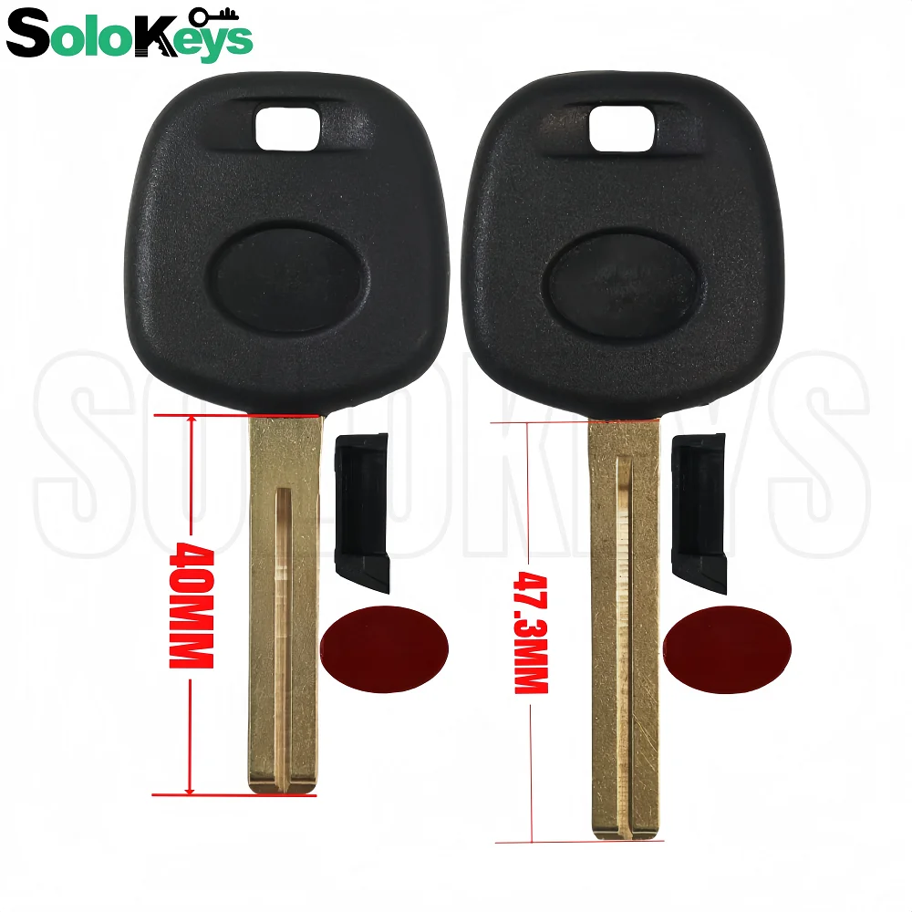 10Pcs/Lot SOLOKEYS Replacement Transponder Chip Car Key Chip Shell For ...