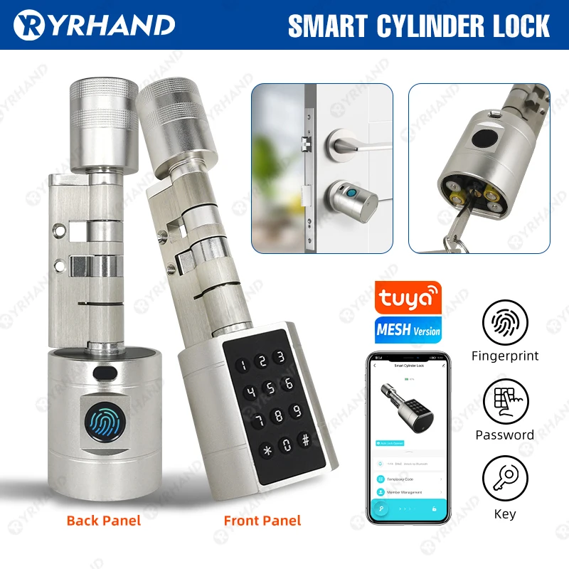 Adjustable-Replacement-Tuya-APP-Bluetooth-Fingerprint-Cylinder ...