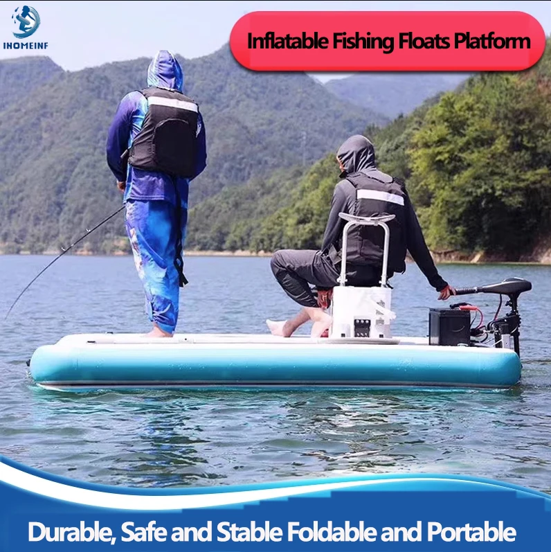 LUYA-Fishing-Spreader-Boat-Floating-Fishing-Platform-with-Motor-Set ...