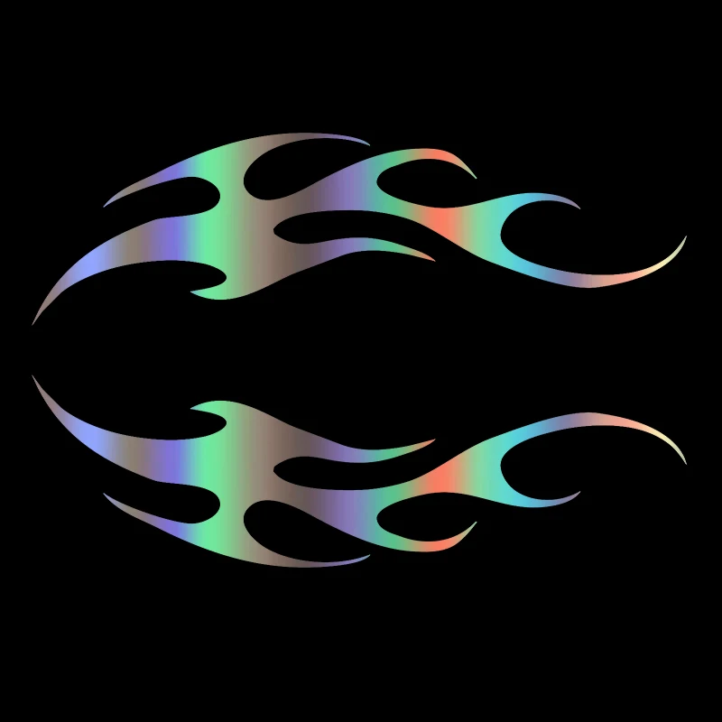 Personalized-Tribal-Flame-Car-Stickers-Rearview-Mirror-Occlusion ...