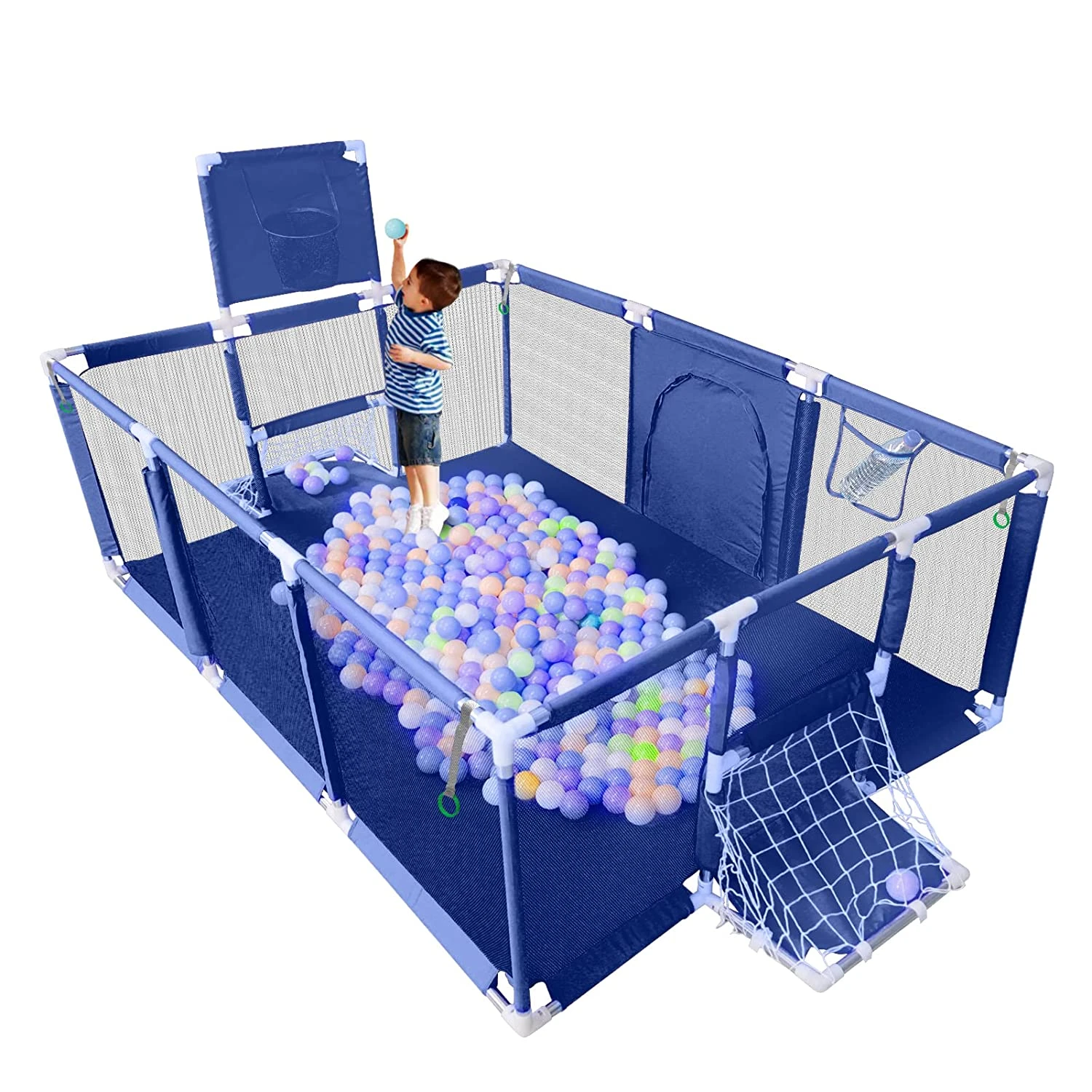 Baby Playpen Children Safety Fence Indoor/Outdoor Playground Barriers ...