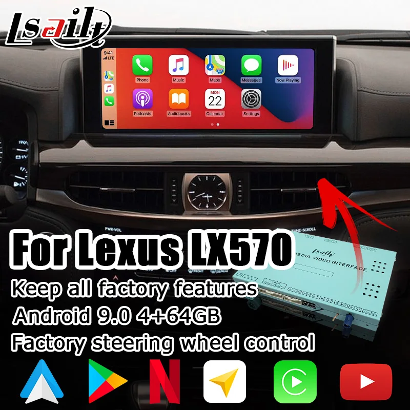 Android-wireless-CP-AA-interface-auto-box-for-Lexus-LX570-LX450d-LX ...