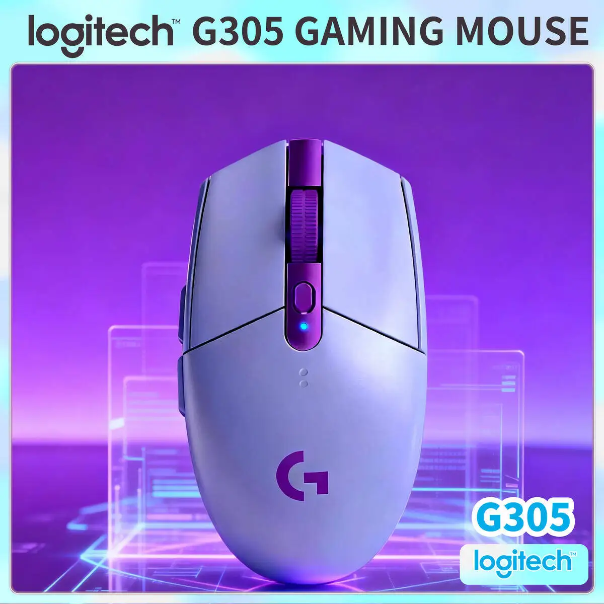 Logitech G305 Wireless Gaming Mouse: 6 Customizable Buttons, 12000 DPI ...