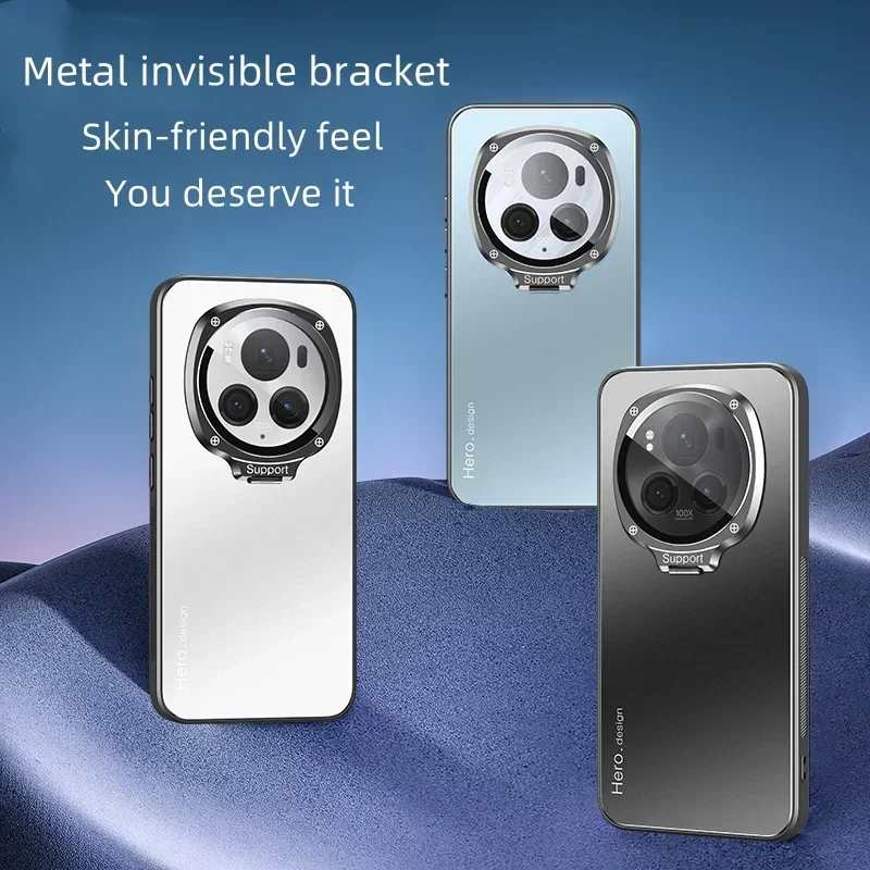 For-Honor-Magic-6-5-Pro-Case-Metal-Invisible-Bracket-Acrylic-Skin ...