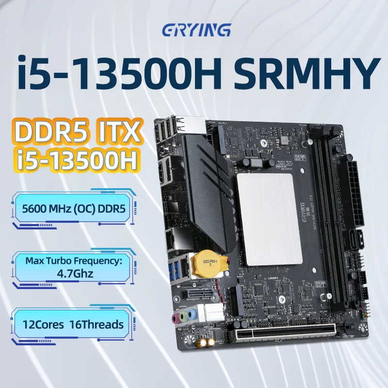 ERYING ITX Desktop Motherboard Set with Onboard Core CPU Interposer Kit ...