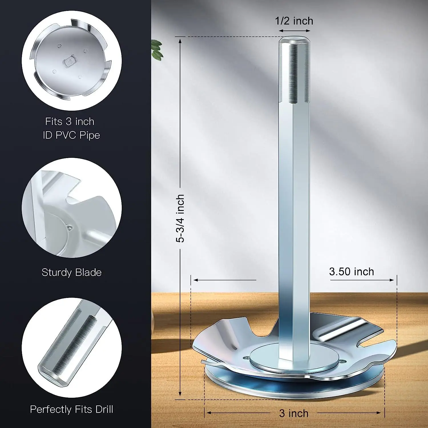 1-4-inch-Drill-Bit-Socket-For-Pipe-Repair-Designed-To-Remove-SCH-40-ABS ...