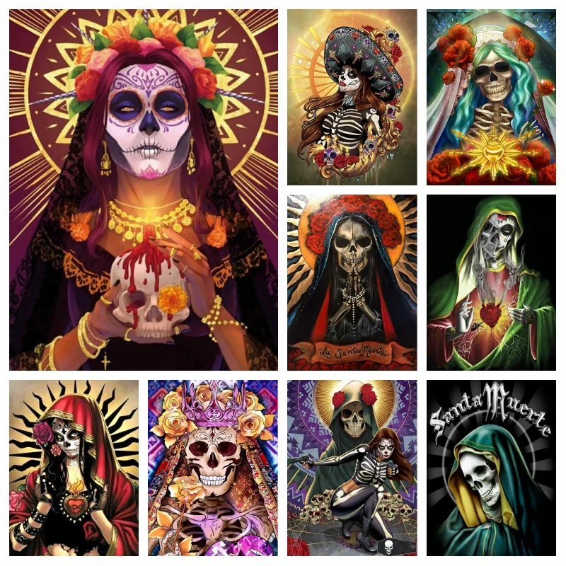 Mexican Grim Reaper Art