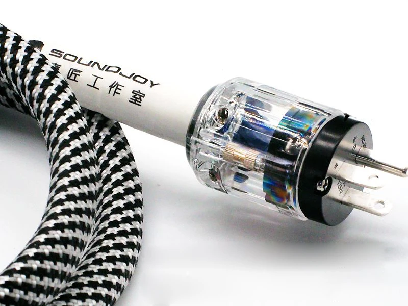 Hi-end High Purity Pure Silver Hifi Audio Power Cord Sterling Silver ...