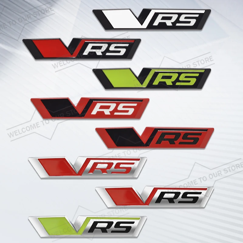 Car Styling New VRS Emblem Body Trunk 3D Metal Grille Badge Stickers ...
