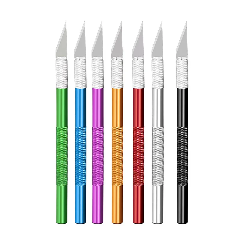 Engraving Non-Slip Metal Scalpel Knife Kit Pen Knife+20/10pcs #11 ...