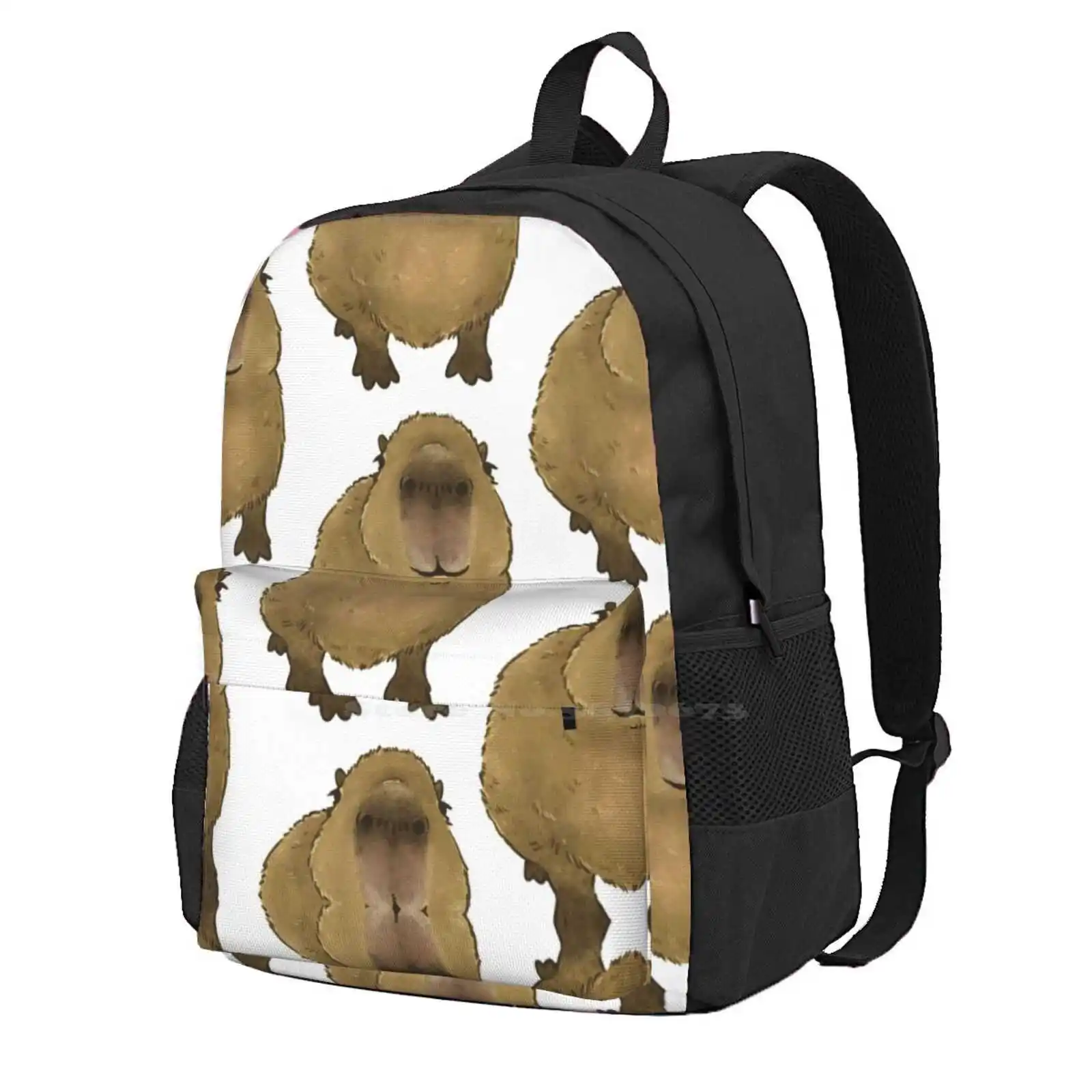 Gort-The-Famous-Capybara-Teen-College-Student-Backpack-Laptop-Travel ...