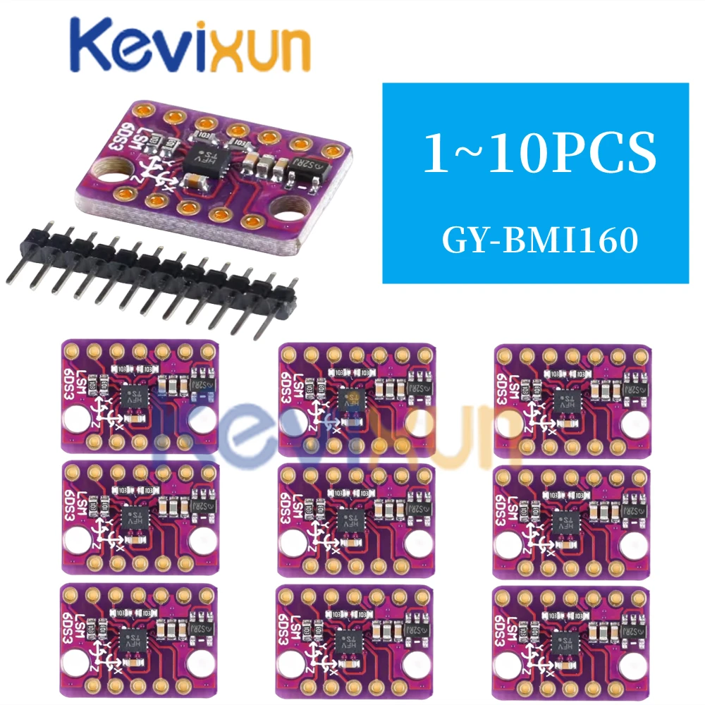 1-10pcs-BMI160-Latest-Stance-Accelerometer-Gyroscope-module-6-Dof ...