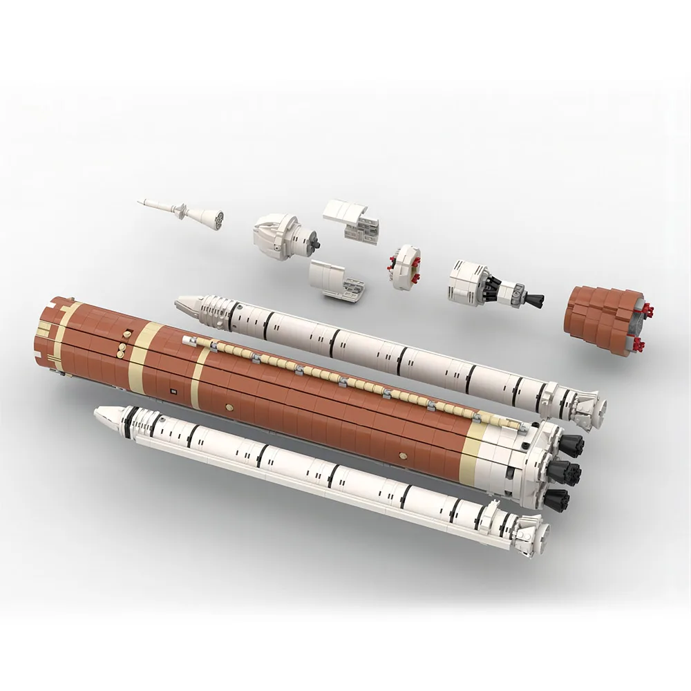 Artemis-bloques de construcción del cohete espacial SLS 1B, Kit de ...