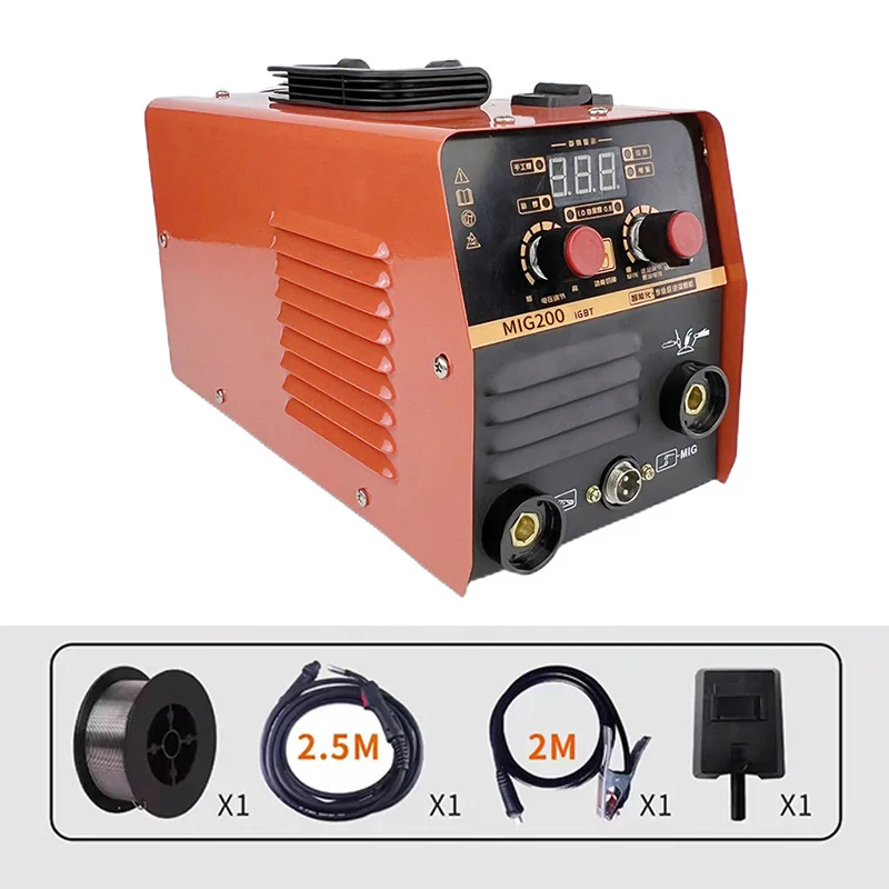 220V-110V-Mig-Welder-No-Gas-Gasless-Welding-Machine-Fit-1-6mm-3-2mm ...