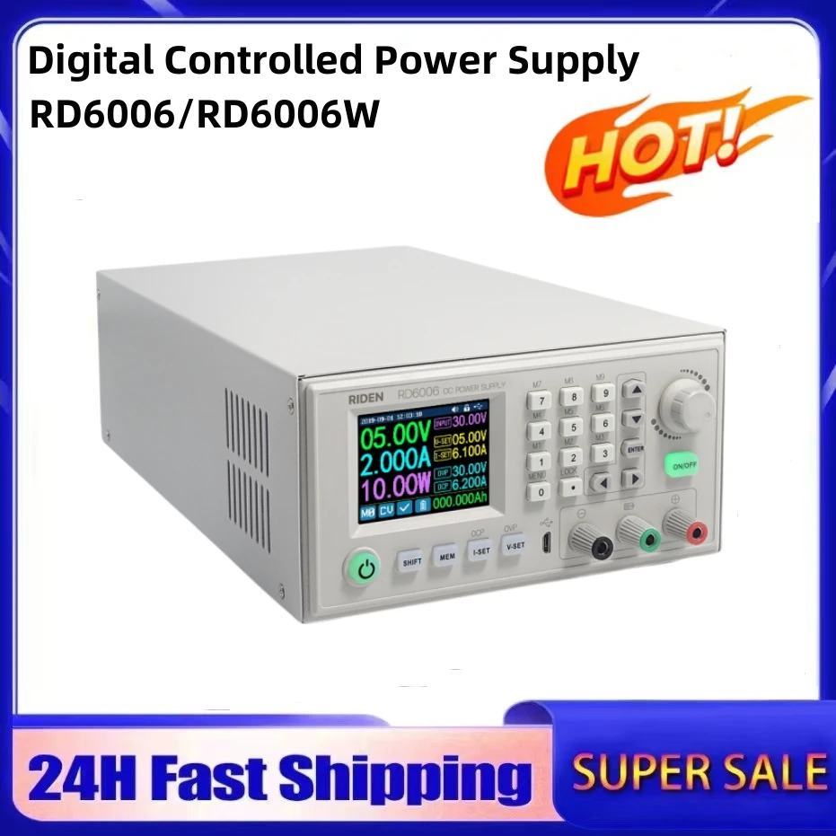 RD-RD6006-RD6006W-5-digit-USB-WiFi-DC-DC-Voltage-current-Step-down ...
