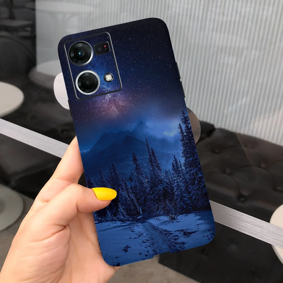 Generic For Oppo Reno7 4G Case CPH2363 Oppo F21 Pro 2022 Lovely Art ...