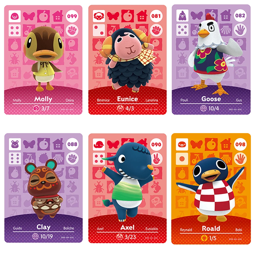 Animals Crossing Amiibo New Cards Game 073-108high Quality Nfc Cards ...