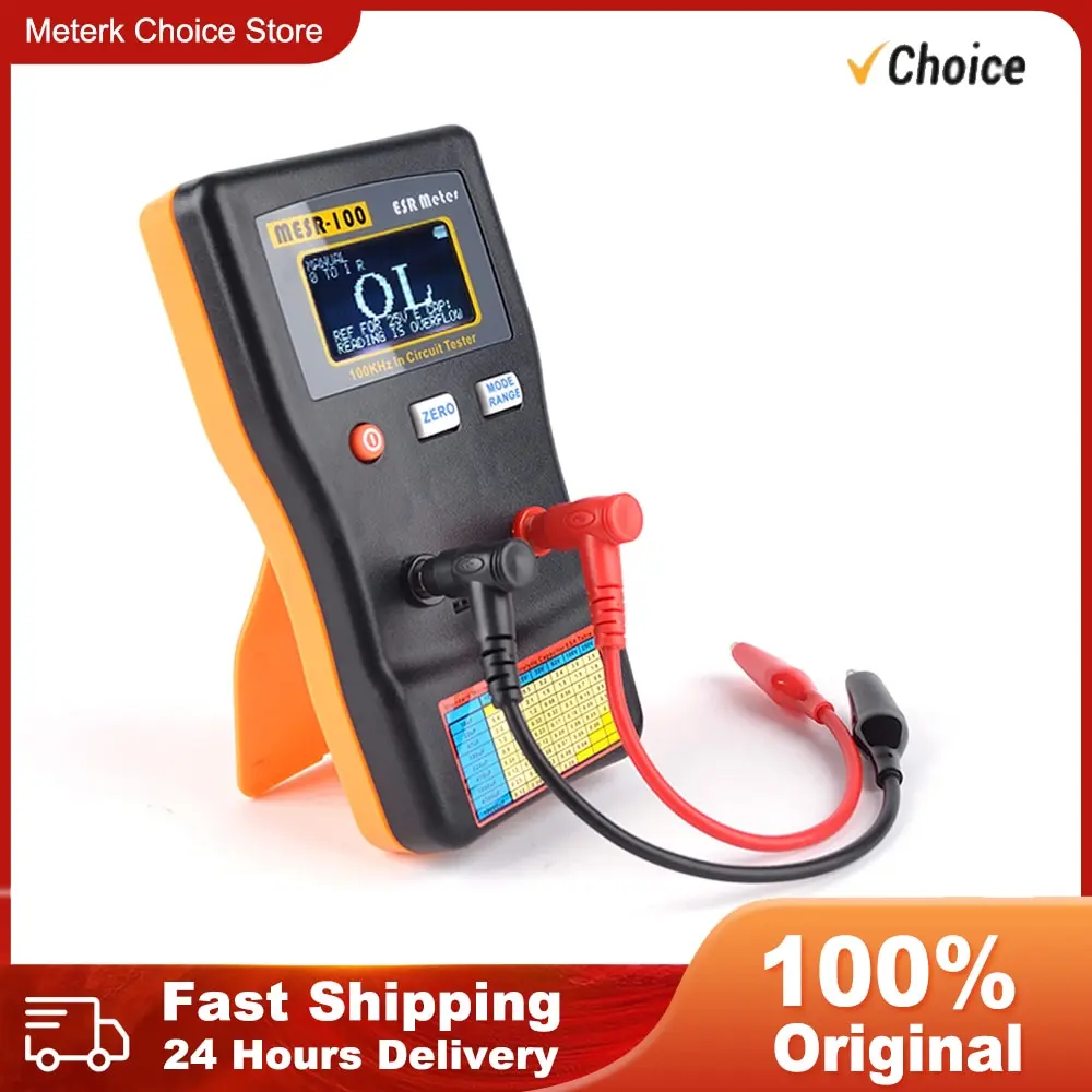 MESR-100 ESR Multimeter Capacitance Ohm Meter Professional Measuring ...