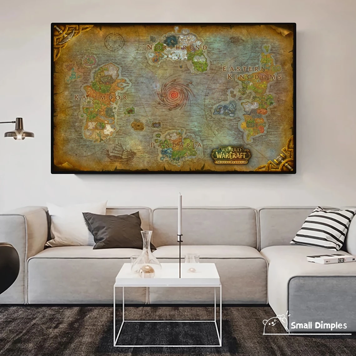 Azeroth Map Poster