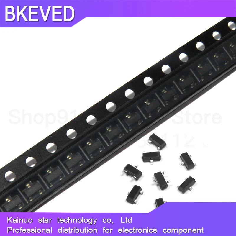 100PCS-BC807-25-BC807-40-BC817-25-BC817-40-BC846B-BC847B-BC847C-BC848B ...