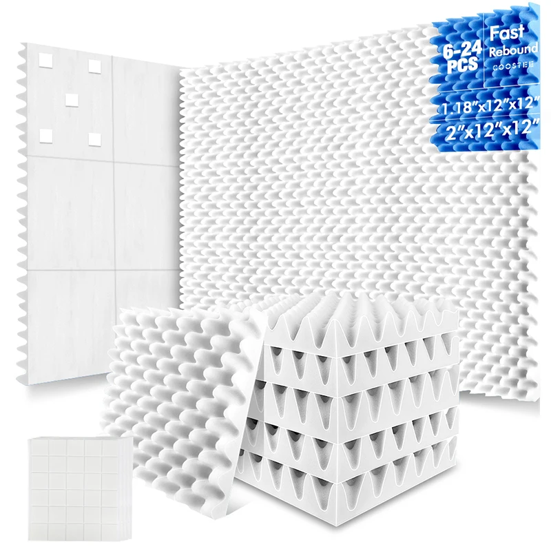 Sound-Absorption-Panel-6-12-24Pcs-Studio-Sound-Insulation-Foam-Acoustic ...