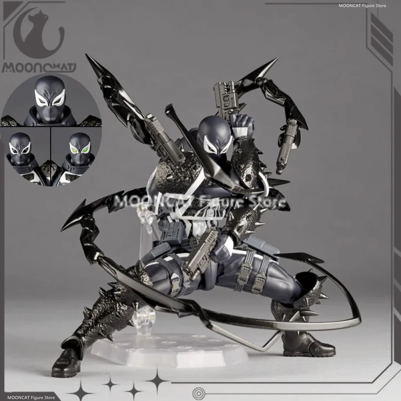 Cole-o-Action-Figurine-Modelo-Brinquedos-Kaiyodo-Venom-Revoltech-Incr ...