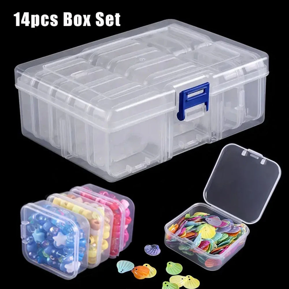 1-Piece-Handmade-Material-Storage-Box-12-14-15-Clear-Plastic-Storage ...