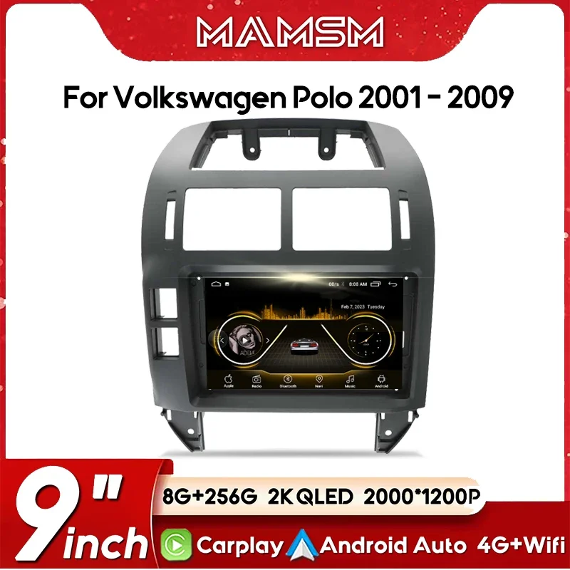 For Volkswagen Polo Mk4 2001 - 2011 VW Android Car Radio Multimedia ...