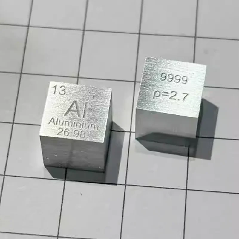 Aluminum Cube Periodic Table Collection Metal Element Cubes 10mm 25.4mm ...