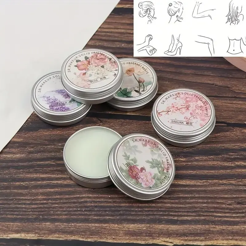 Solid Balm, Refreshing And Lasting Floral Notes, Portable Elegant Solid ...