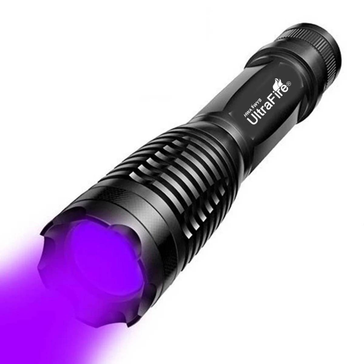 UltraFire-E5UV-UV-Flashlight-Ultraviolet-Torch-Zoomable-Violet-Lights ...