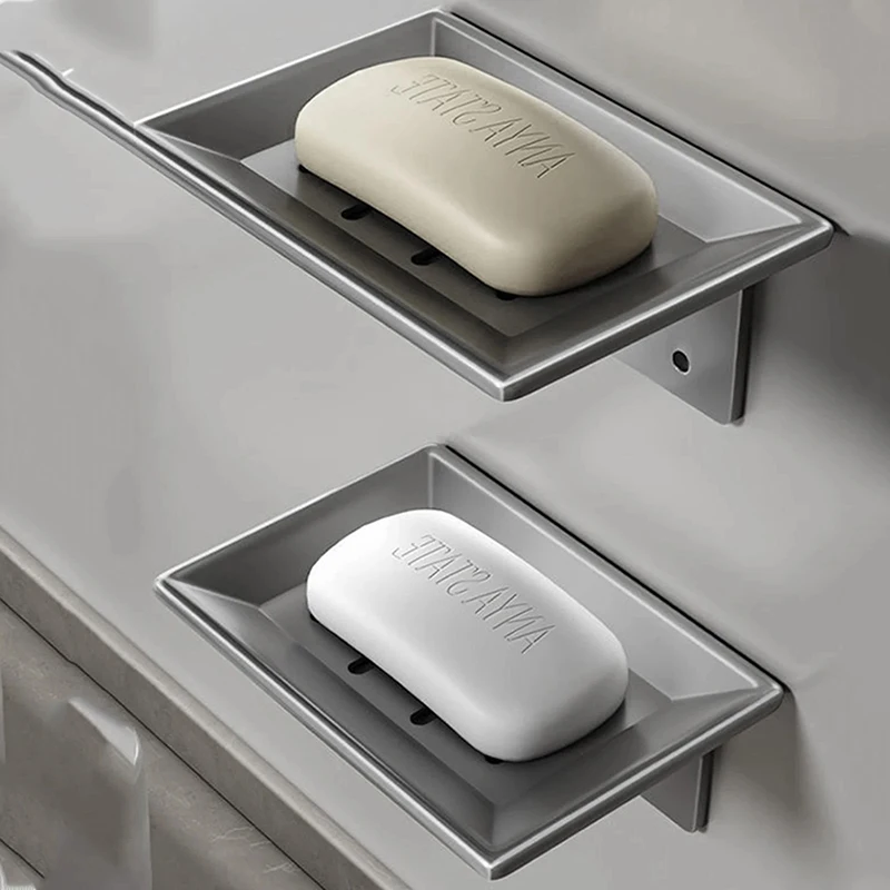 Minimalist-Soap-Box-No-Punching-Toilet-Shelf-Rotating-Wall-Mounted ...