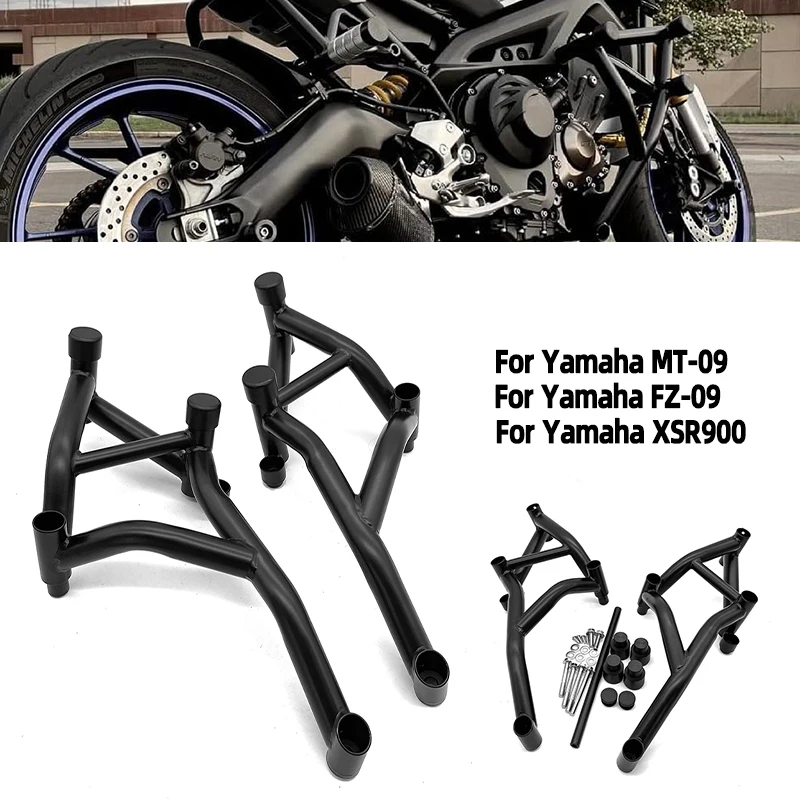 MT09SP FZ09 Engine Guard Highway Crash Bar Motorcycle Frame Protection ...