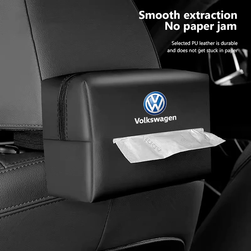 Car-Tissue-Organizer-Bag-Paper-Towel-Storage-Box-Accessories-For-VW-GTI ...