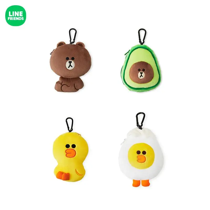 Brown Line Friends Doll | Line Friends Backpack | Line Friends Wallet ...