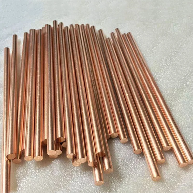 1Pcs-Length-500mm-Red-Copper-Rod-Solid-Pure-Copper-Round-Bar-Electrode ...