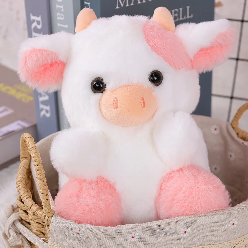 Pink-Cow-Plush-Toy-Kawaii-Strawberry-Cow-Doll-Soft-Pillow-Lovely ...