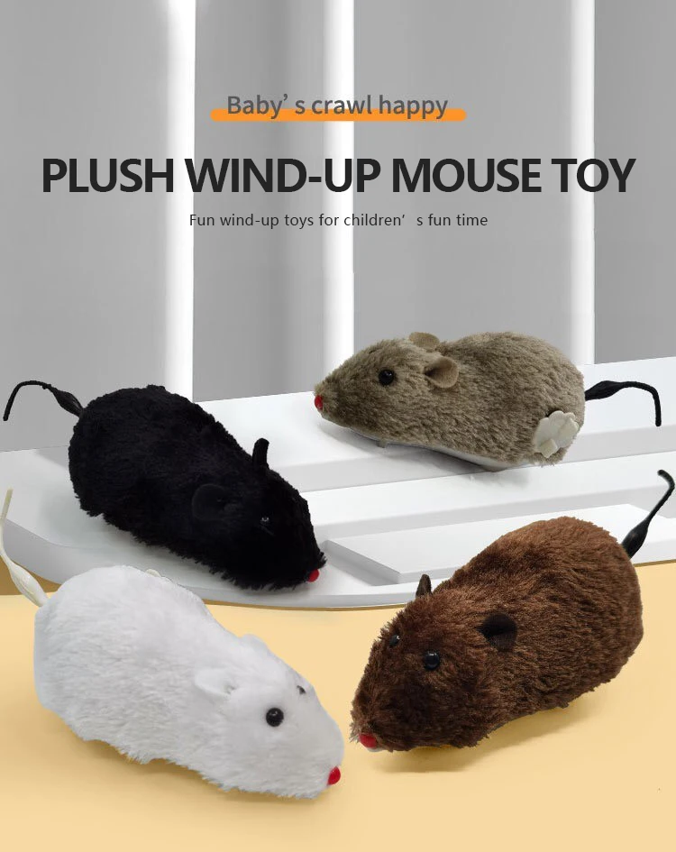 Jumping-Mouse-Clockwork-Plush-Mouse-Wind-Up-Mouse-Simula-o-Animal ...