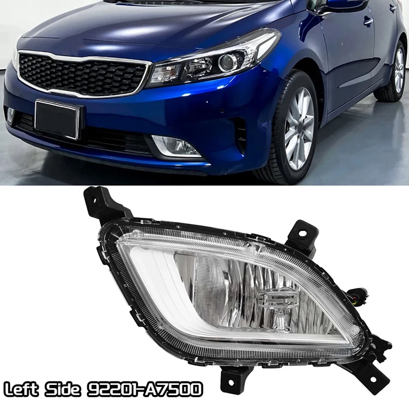 Left-Front-Bumper-Fog-Light-For-KIA-Forte-2017-2018-Spare-Parts ...