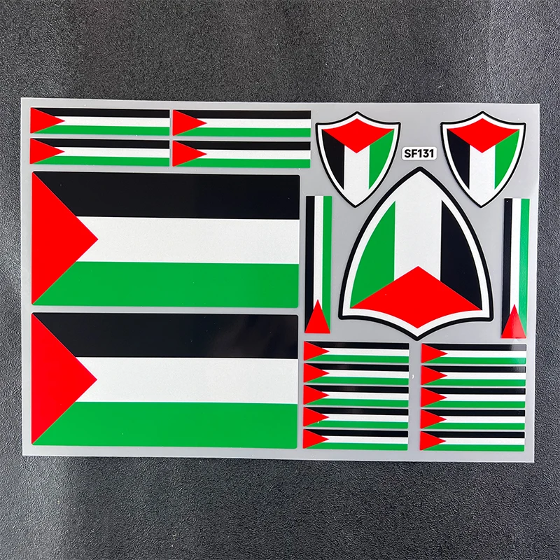 Reflective-National-Flag-Sticker-Decal-Waterproof-for-Palestine-for-Car ...