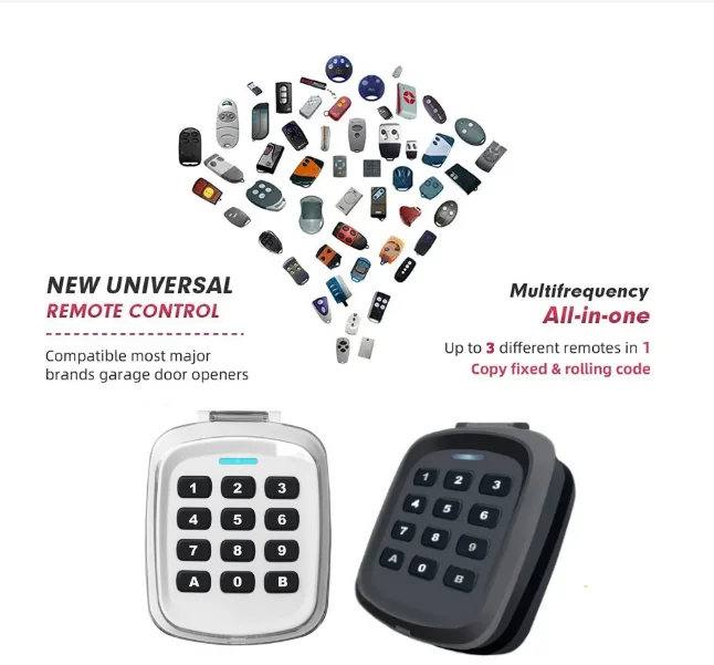 Multifrequency-280-868MHZ-Keypad-Remote-Control-Garage-Door-Opener-Gate ...