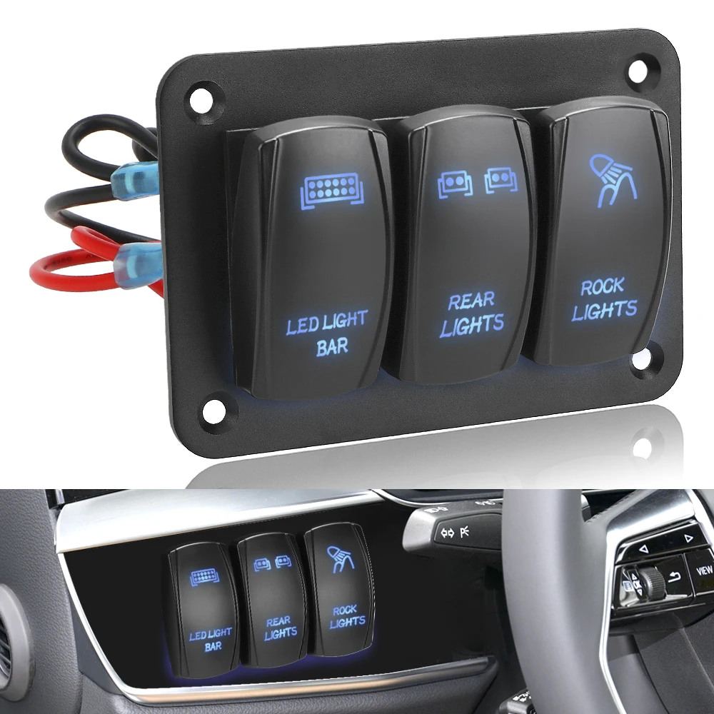 LED-Light-Toggle-Switch-ON-Off-Control-Panel-For-Auto-Car-Marine-ATV ...