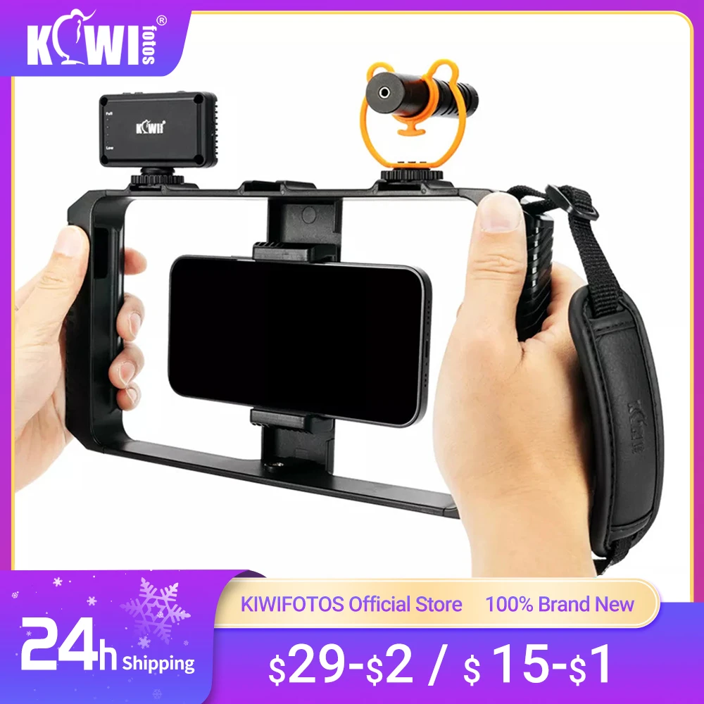 Phone Video Stabilizer Grip Tripod | Mobile Phone Handheld Stabilizer ...