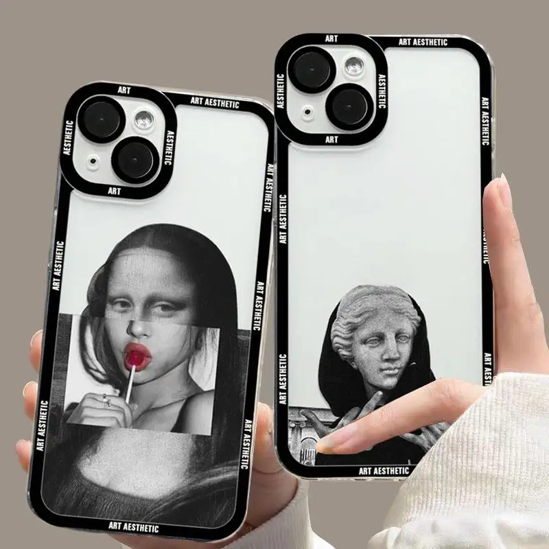 Funda-cl-sica-de-est-tica-para-OPPO-carcasa-de-David-Mona-Lisa-para ...